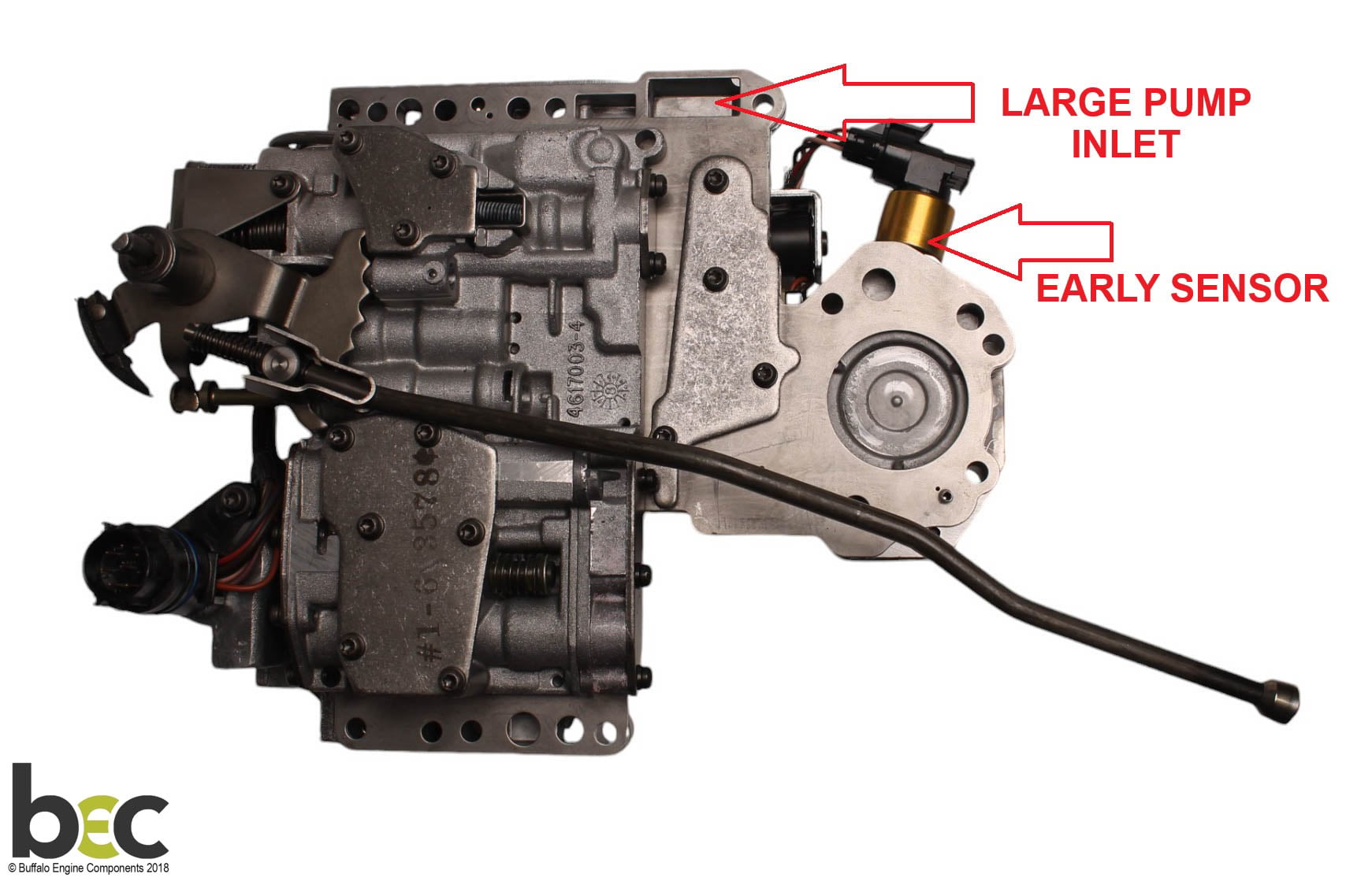 12740C - A500 USED VALVE BODY LARGE PORT 1995-99 - Product Details