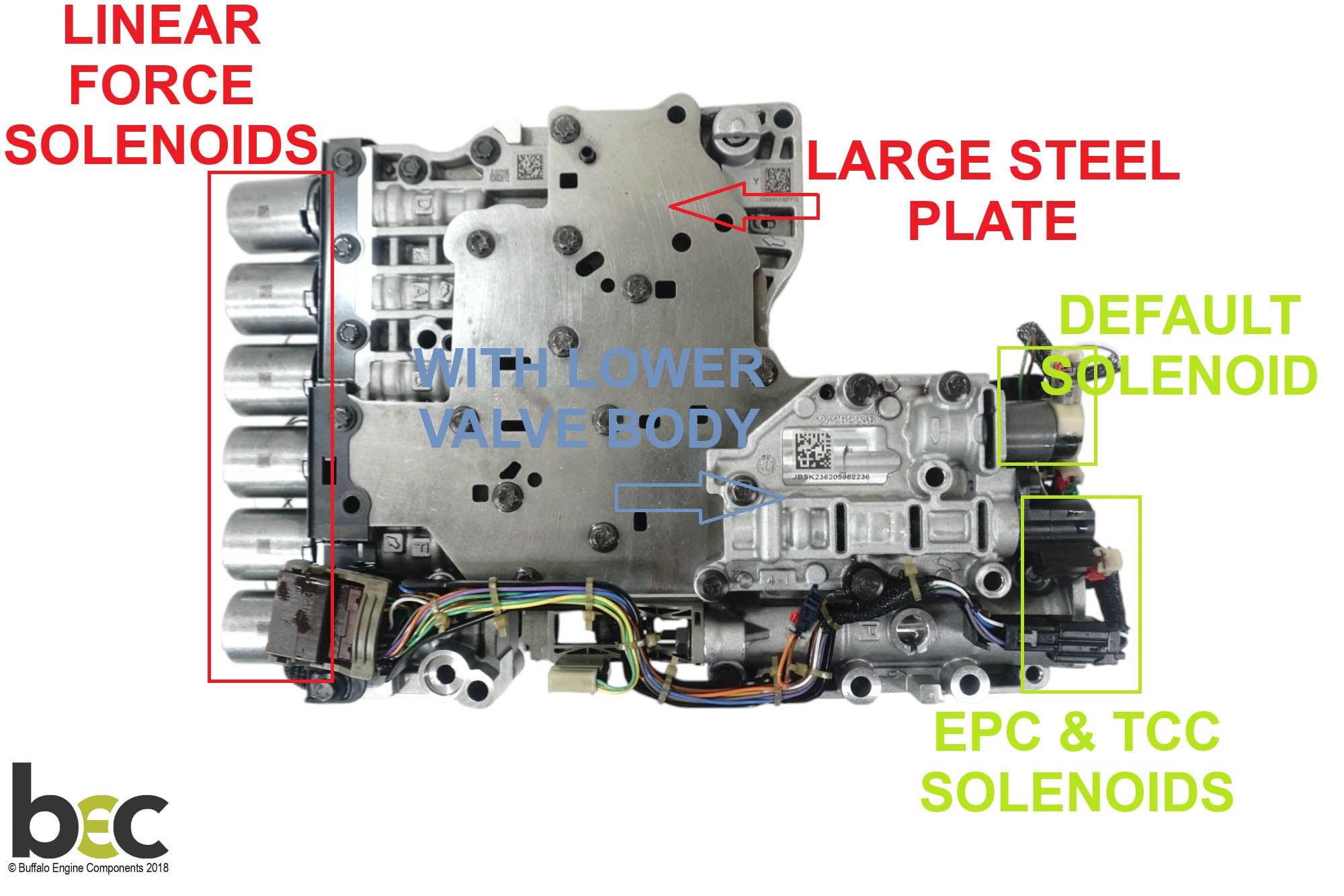 164740AC - 10L60 10L80 10L90 USED GM VALVE BODY GEN 3 - Product Details