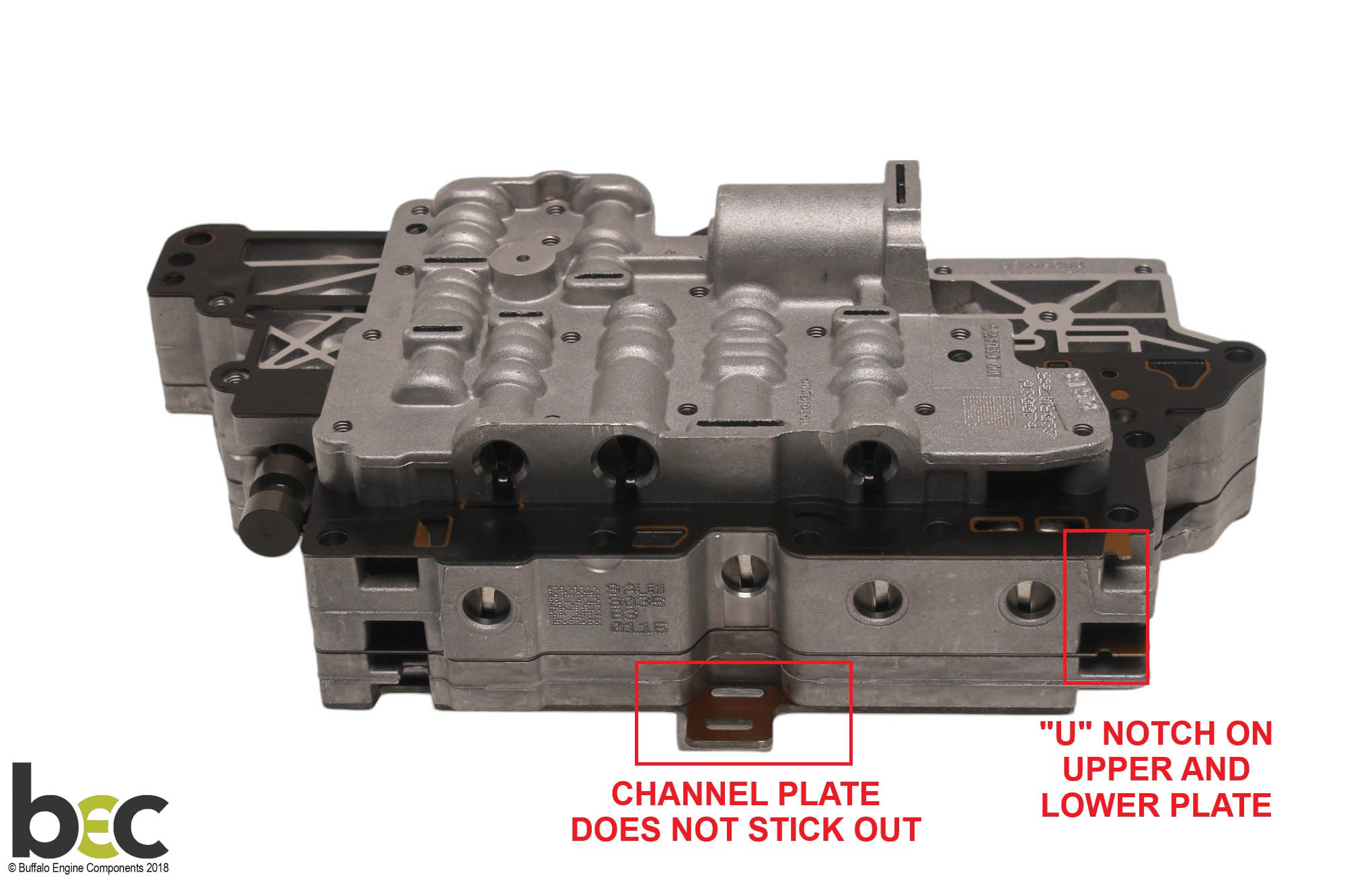 25740BB - 6T70 6T75 USED VALVE BODY BOTH "U" NOTCH 2009 - Product Details