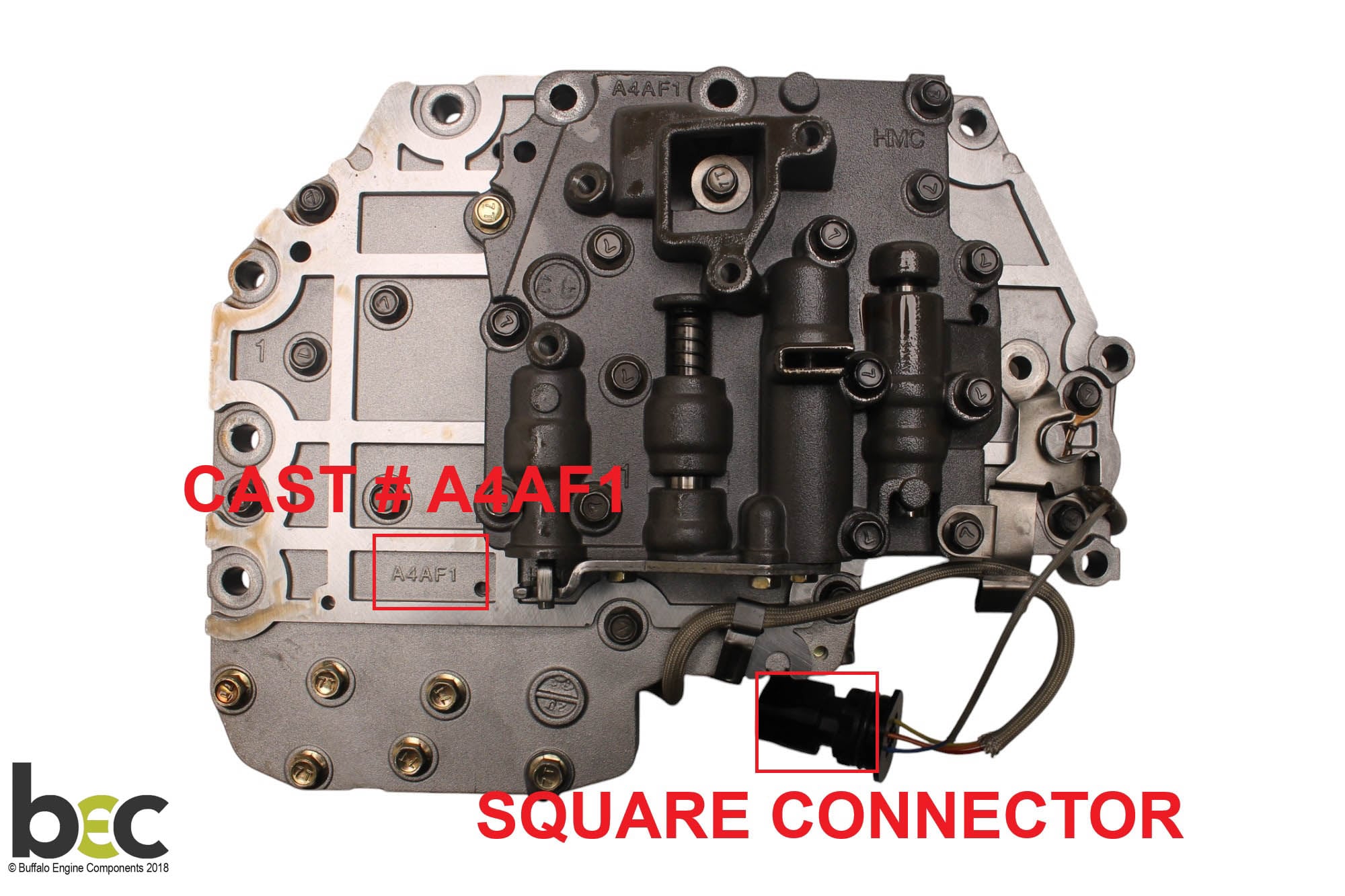 42740LA - A4AF1 USED VALVE BODY CAST: A4AF1 - Product Details